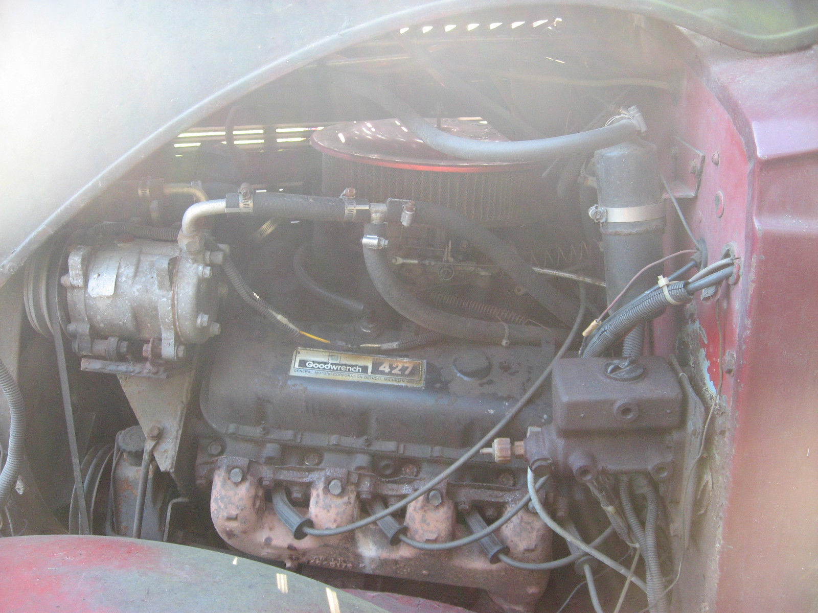 51 White engine | Barn Finds