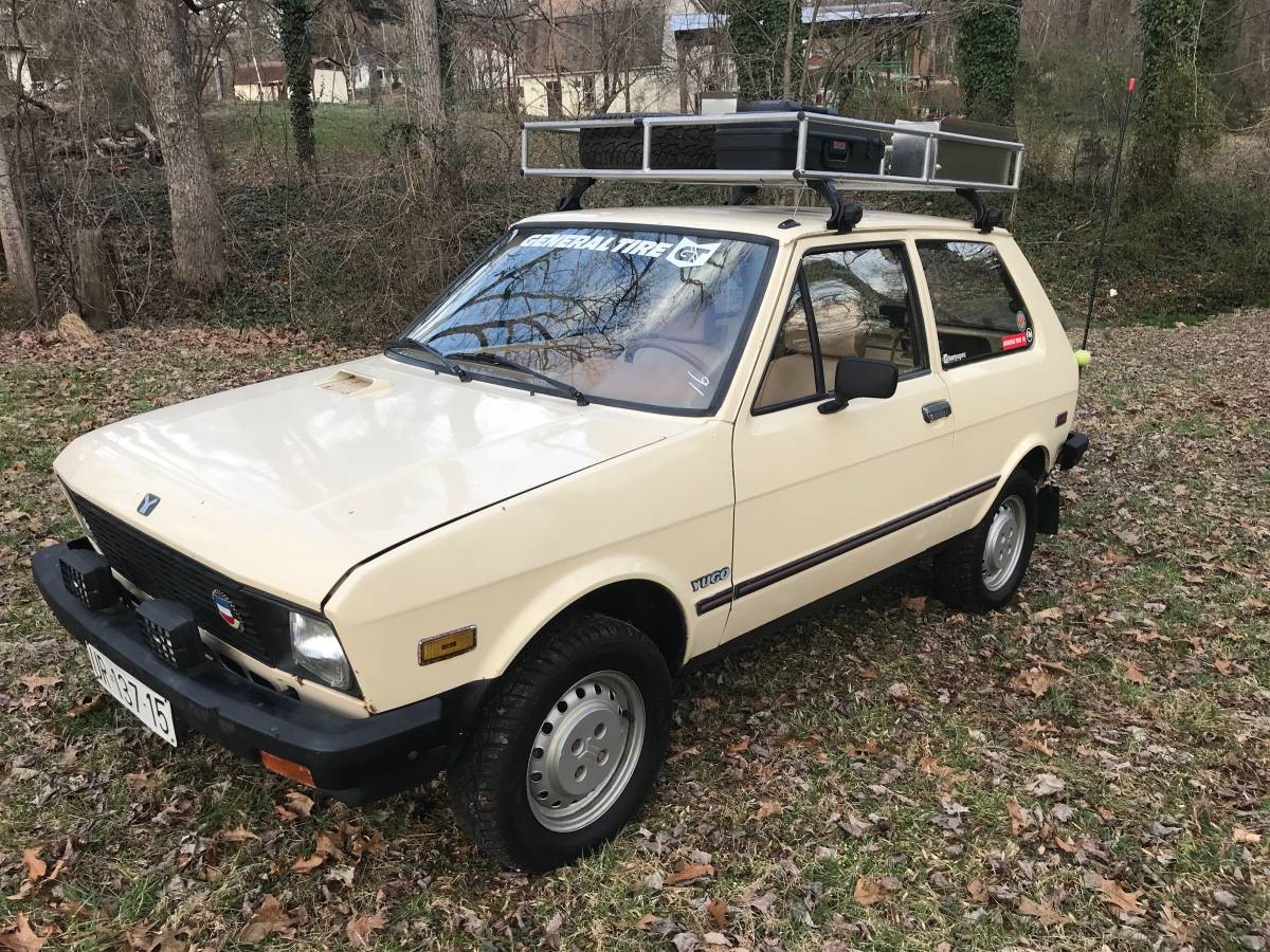 Yugo Through Mud: 1988 Yugo GV