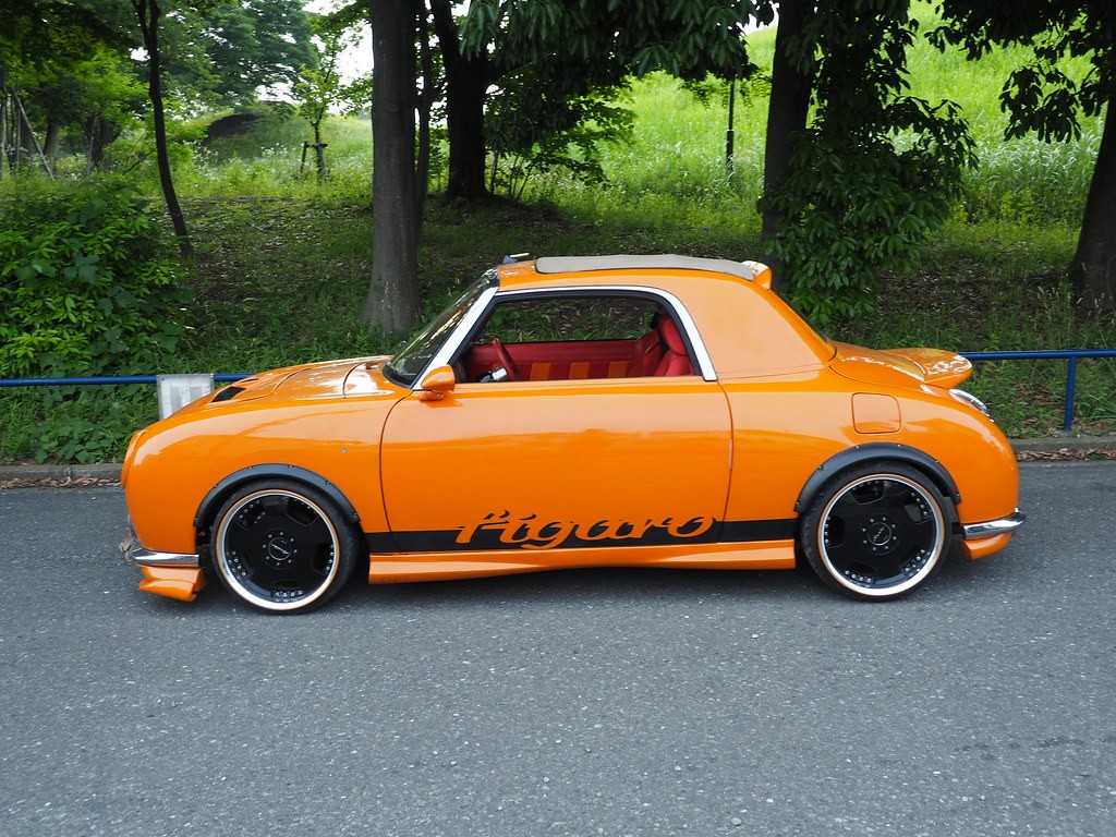 1992 Nissan Figaro Side Profile | Barn Finds