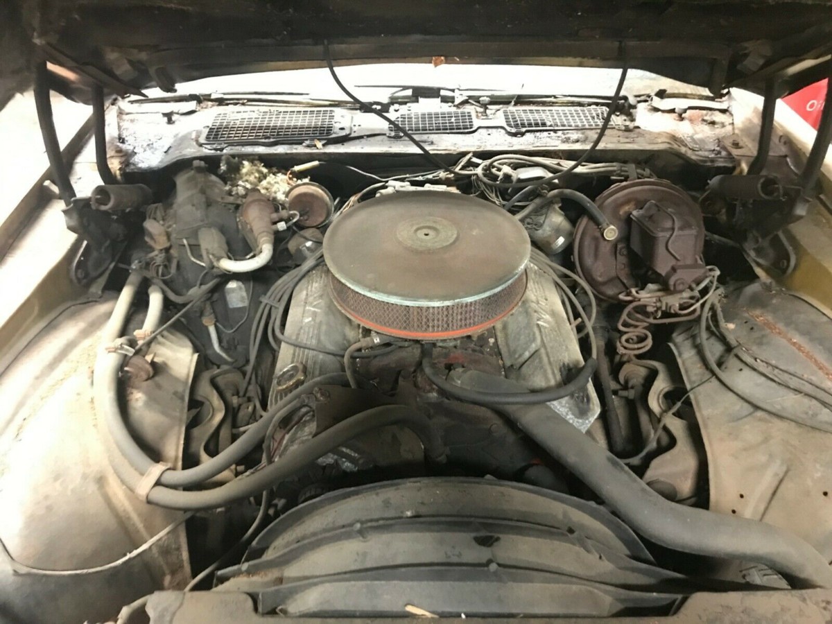 gold camaro engine | Barn Finds