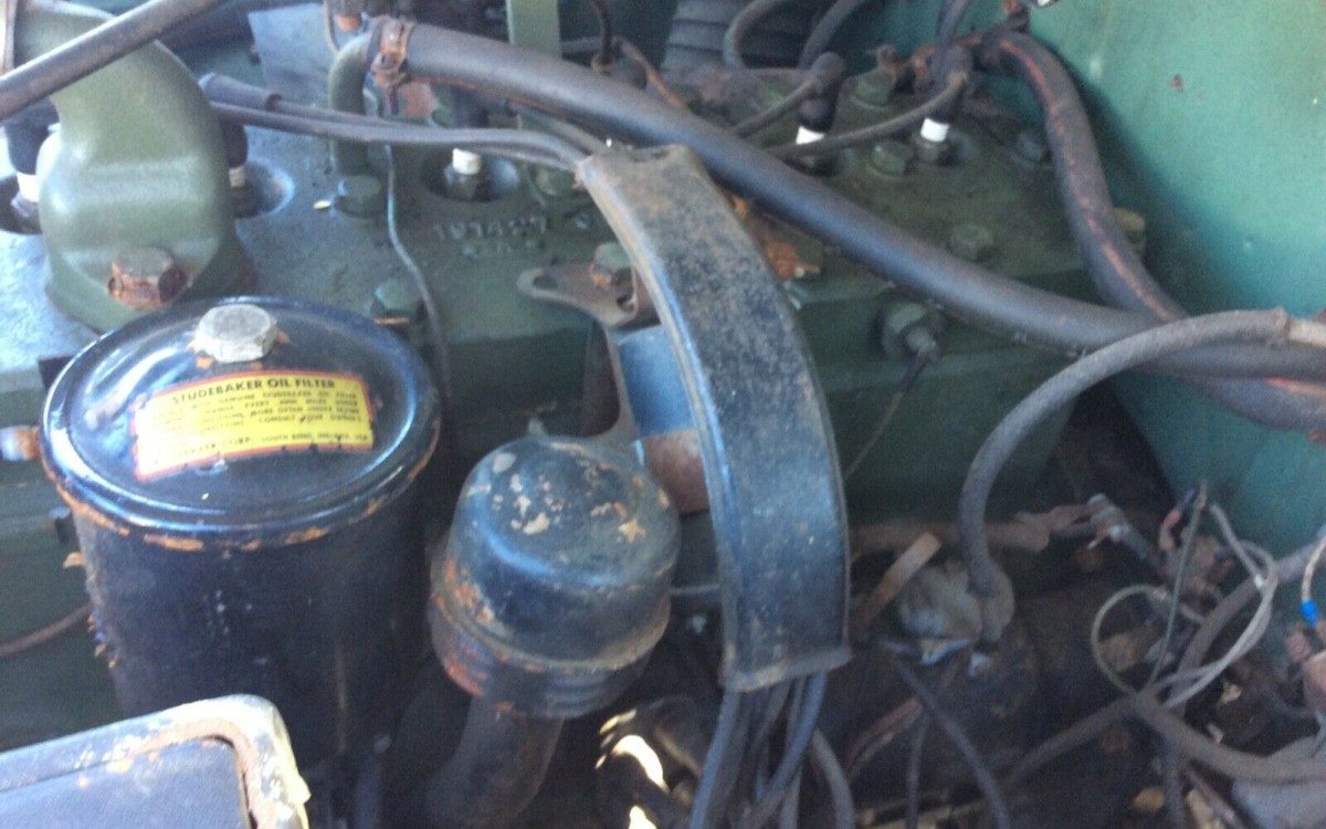 1950 Studebaker Commander convertible_engine | Barn Finds