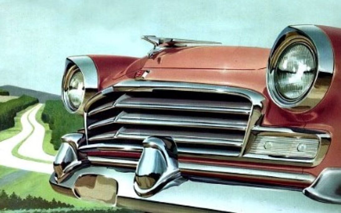 1956_Chrysler_Windsor-resized front end | Barn Finds