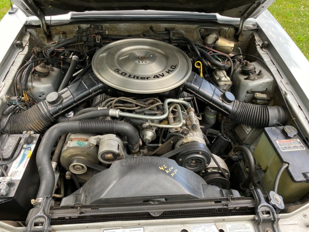 mustang silver engine | Barn Finds