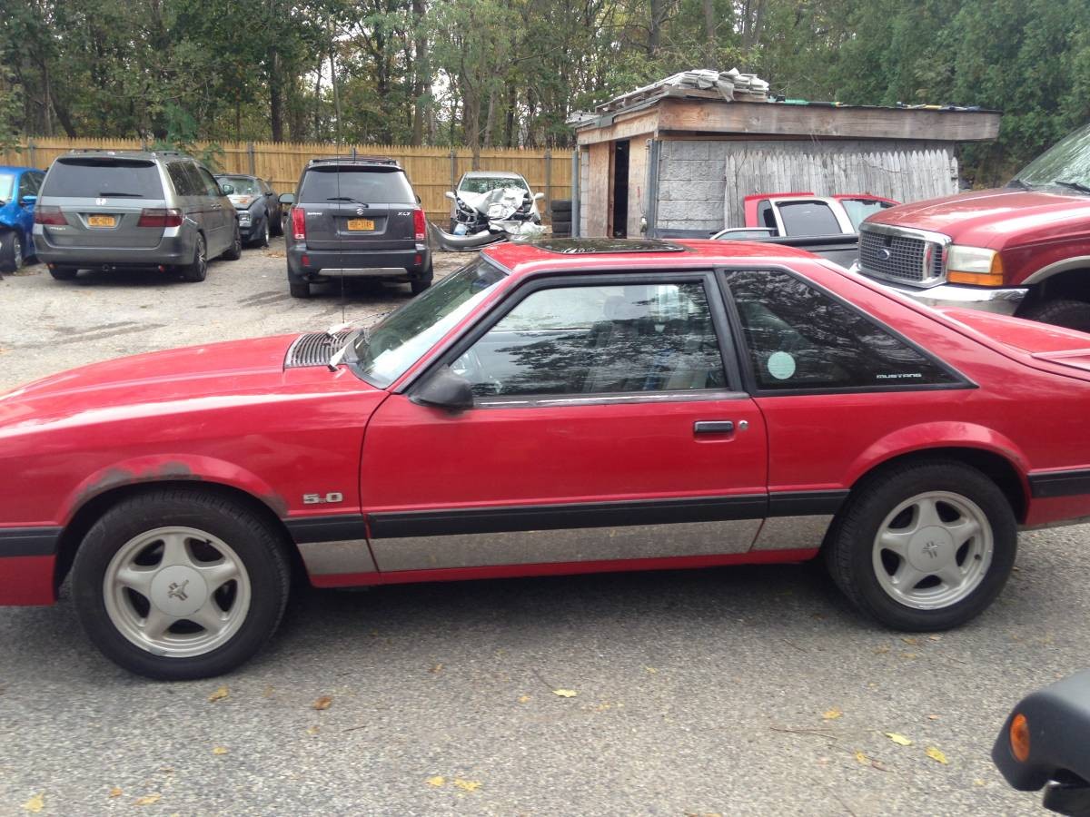 red mustang lx side | Barn Finds