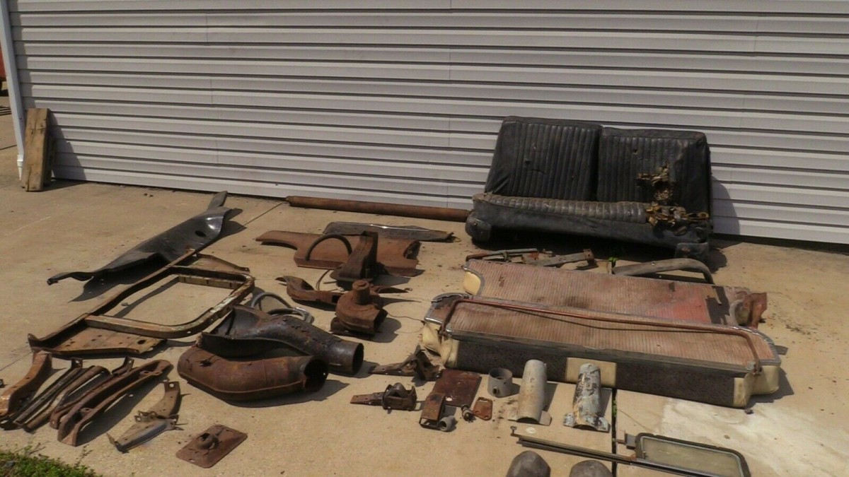 Vintage Galvanized Barn Parts