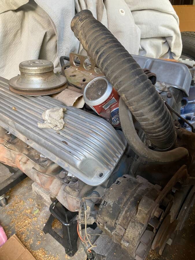 390 S-Code engine | Barn Finds