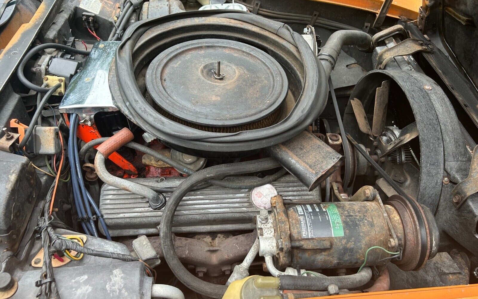 1974 Chevrolet Corvette Engine Compartment | Barn Finds