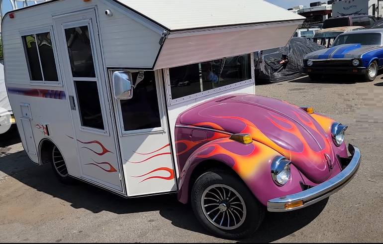 Mini RV Conversion: Rare 1973 VW Super Bugger | Barn Finds